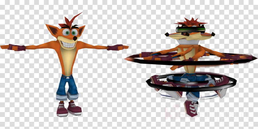 Download Crash Bandicoot Clipart Crash Tag Team Racing Crash PNG Image ...