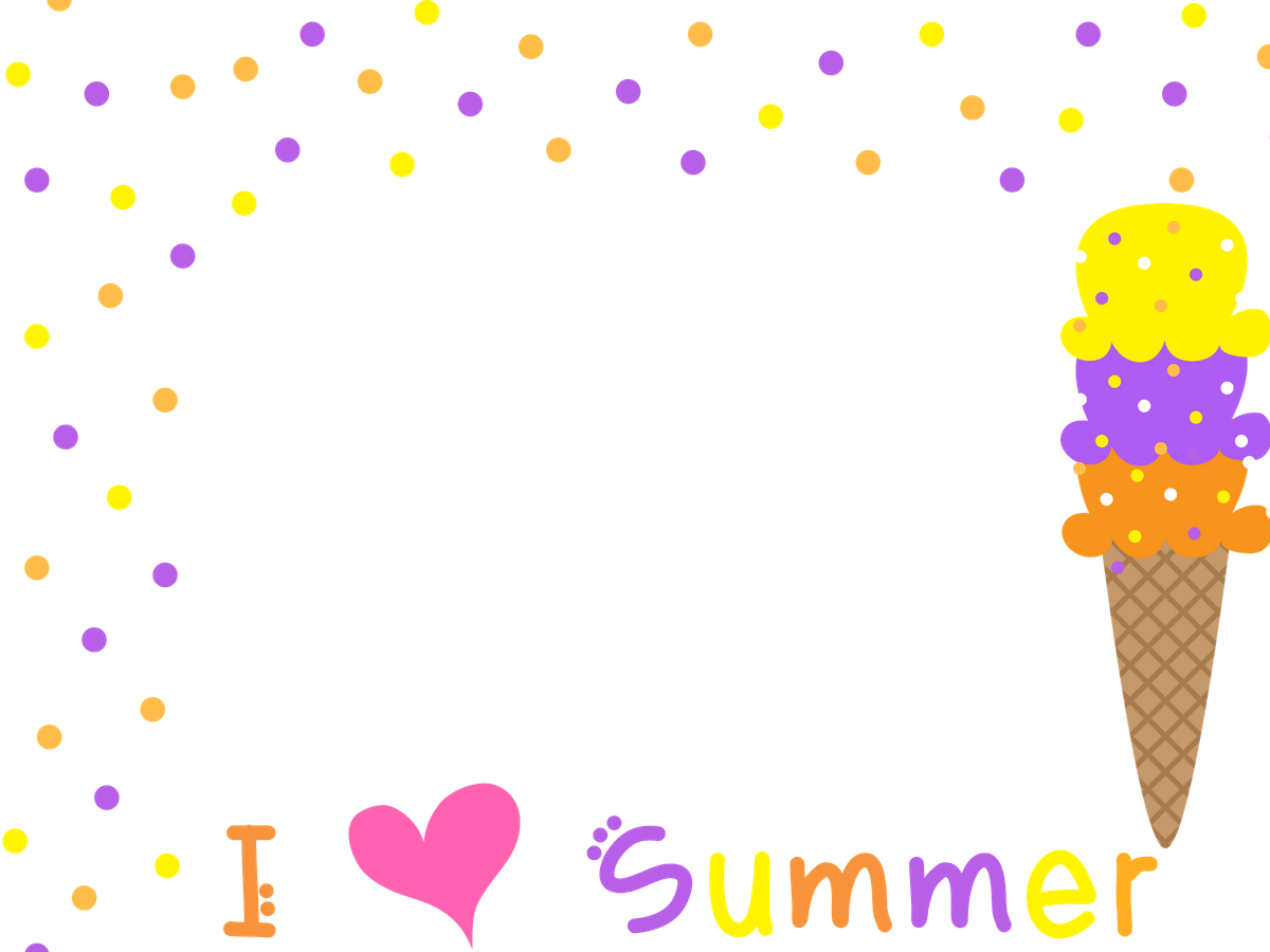 Download Transparent I Love Summer Manycam Borders For Online ...