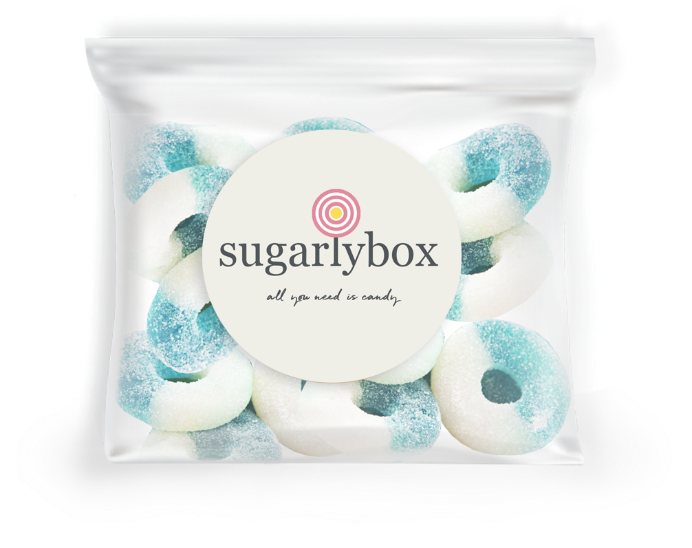 Download Sour Blue Raspberry Rings - Marshmallow PNG Image with No ...