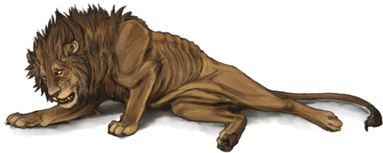 Download Kj0blbj - Dying Lion Clipart PNG Image with No Background ...