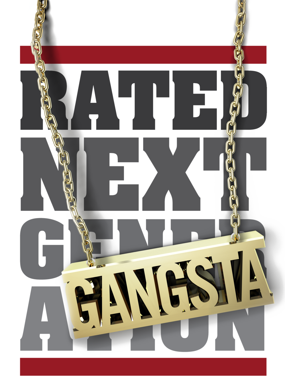 Download Rated Next Gangsta-gold Chain PNG Image with No Background ...