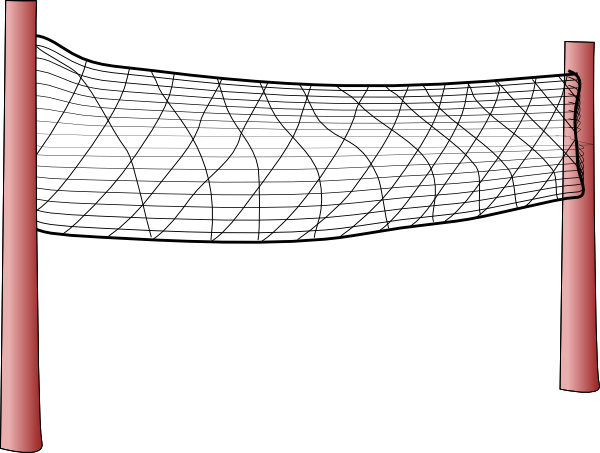 Download Volleyball Net Clip Art At - Volleyball Net PNG Image with No ...