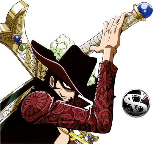 One Piece Achtergrond Called *dracule Mihawk* - Mihawk One Piece Png ...