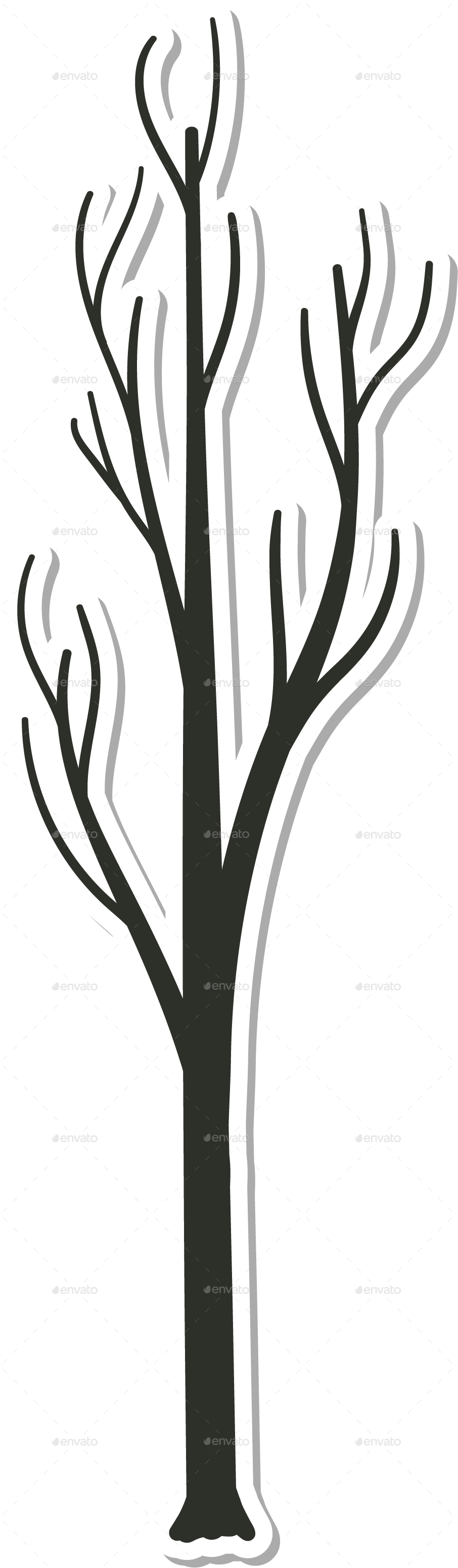 Tree 4 Trunk - Graphics - Free Transparent PNG Download - PNGkey