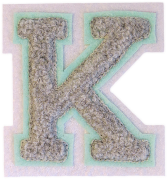 Download Varsity Letter 'k' Iron On Patch - Embroidered Patch PNG Image ...