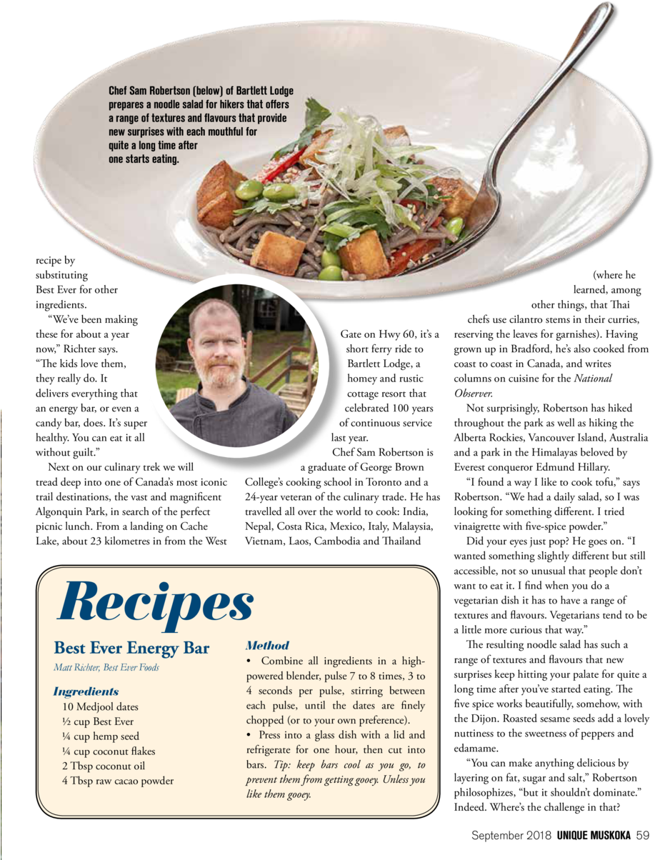 Download Chef Sam Robertson Below Of Bartlett Lodge Prepares - "seeking ...