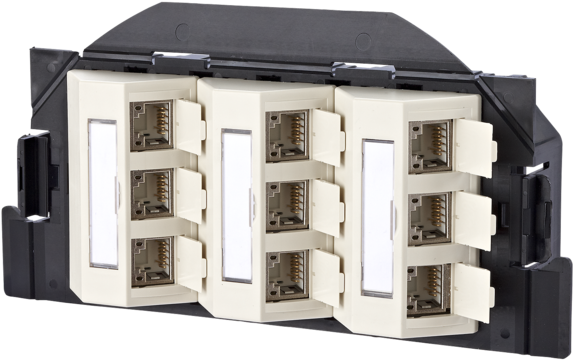 Download Btr Cat 6a Network Box For Floor Boxes 9x Rj45 PNG Image with ...