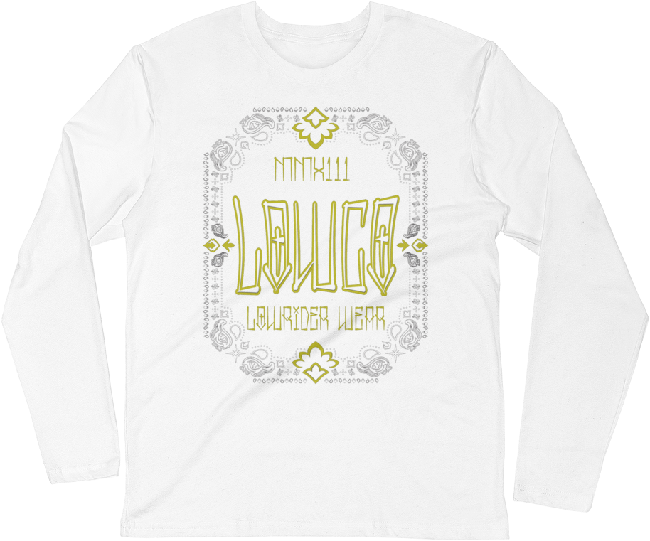 Download Lowco Lowrider Wear Long Sleeve Fitted Crew - Long-sleeved T ...