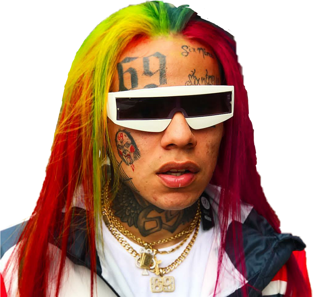 Svg Transparent Download 6ix9ine Drawing Portrait - 6ix9ine Preso ...