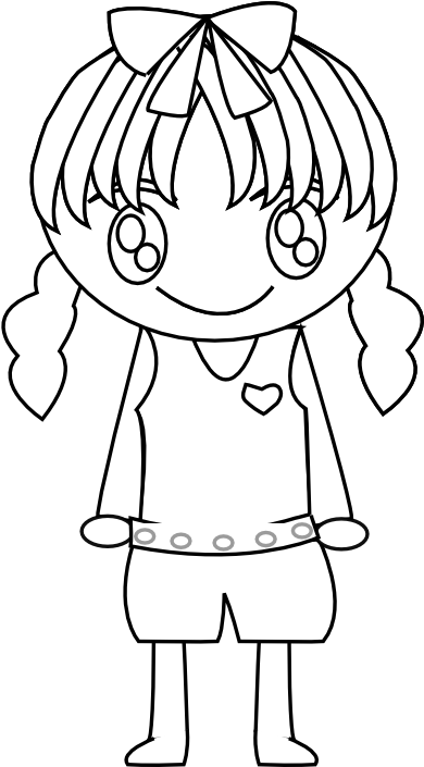 Download Anime Character Art 50 Black White Line Art 999px 86 ...