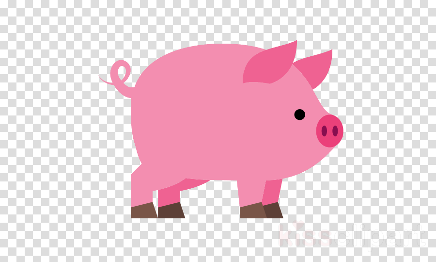 Pink Pig Icon Clipart Domestic Pig Computer Icons - Nube De Mensaje ...