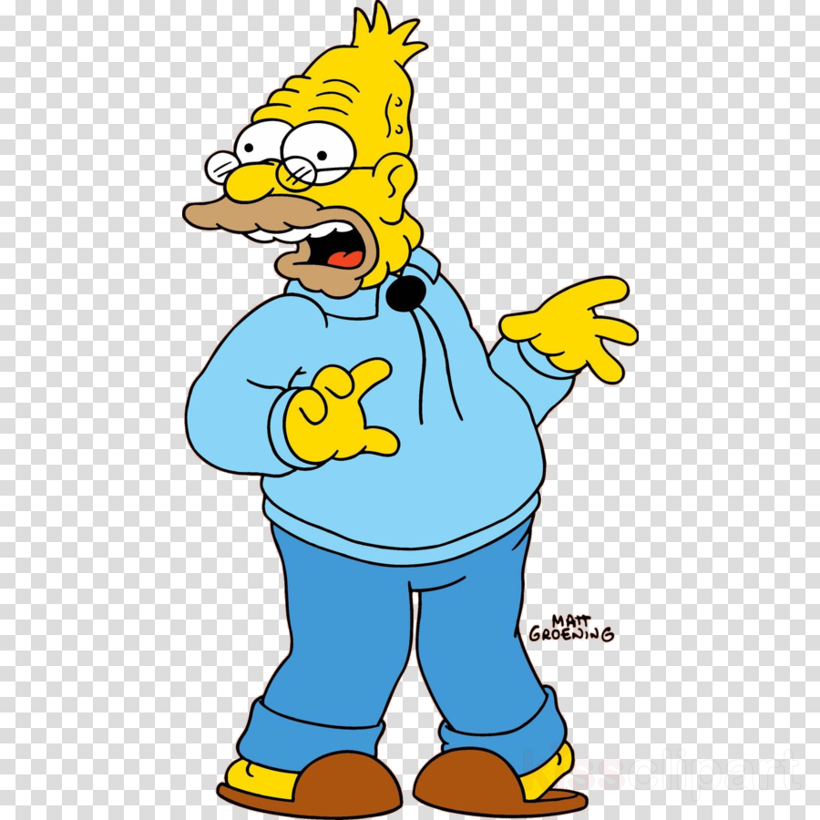 Download Abraham Simpson Clipart Grampa Simpson Homer Simpson - Abe ...