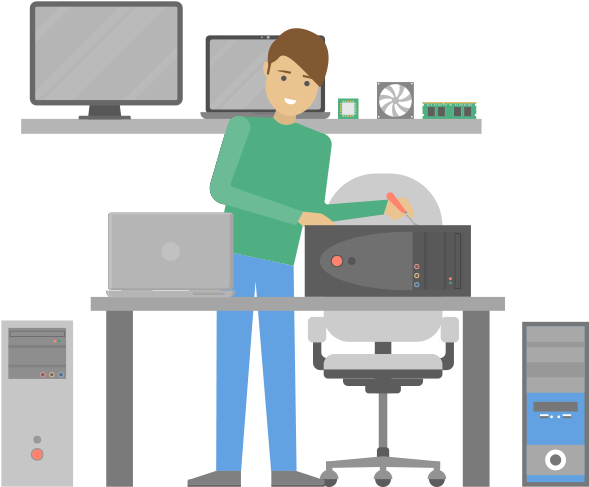 Computer Repair Services Png