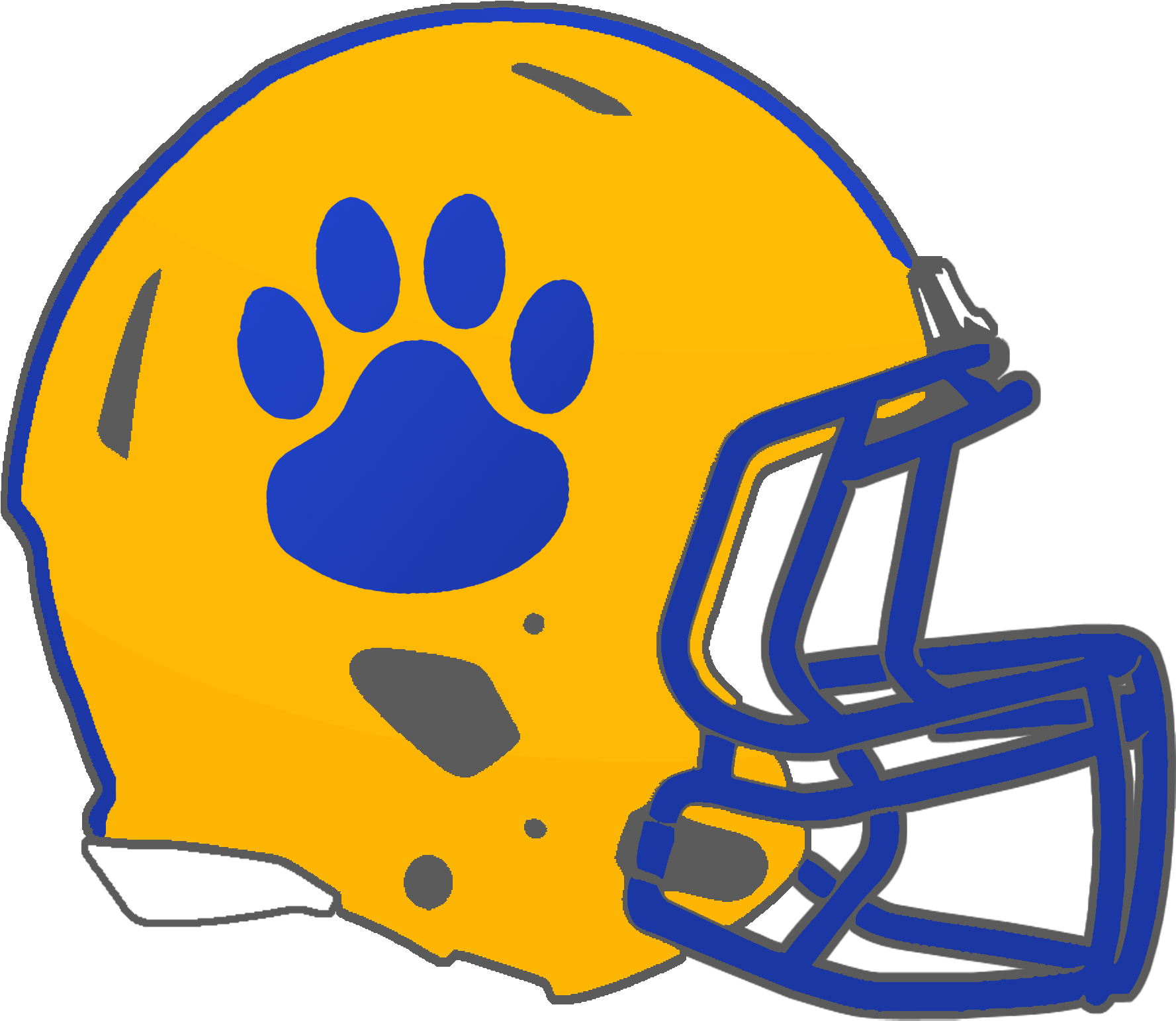 Download Quitman Panthers - Mississippi State Football Helmet PNG Image ...