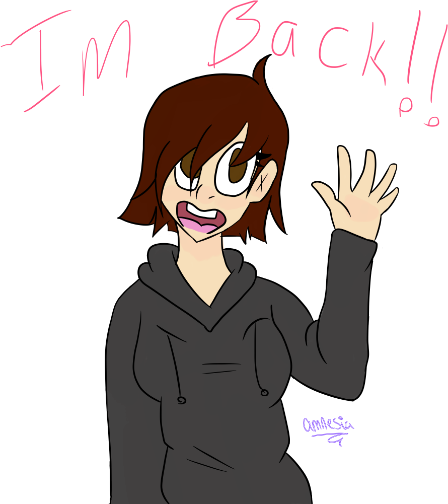 Download I'm Back - Cartoon PNG Image with No Background - PNGkey.com