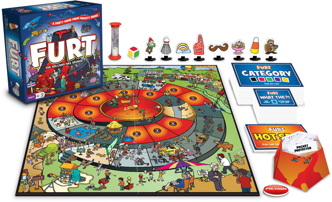 Download Game Box & Components - Wiggity Bang Furt Board Game PNG Image ...