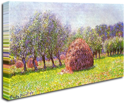 Download Heap Of Hay In The Field - Poster: Claude Monet Heap Of Hay ...