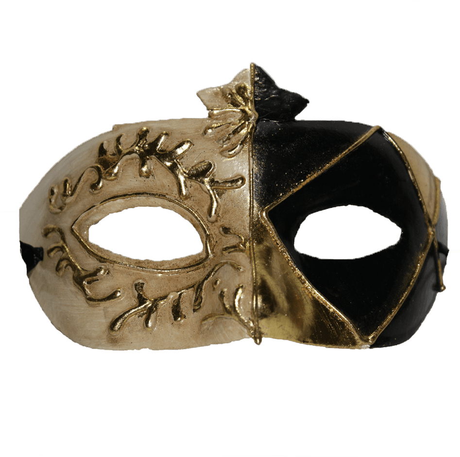 Download Black & Gold Renaissance Masquerade Mask - Black And Gold ...