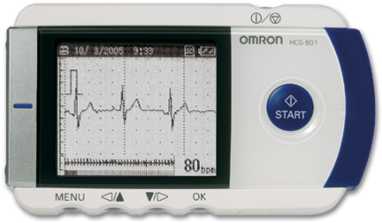 Heartscan Ecg - Omron Hcg 801 Heartscan Ecg Monitor - Free Transparent PNG Download - PNGkey