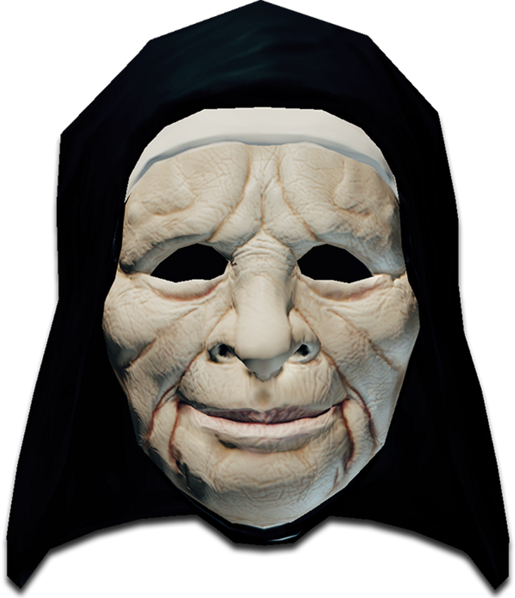 Download Thenun Mask - Nun Payday 2 PNG Image with No Background ...