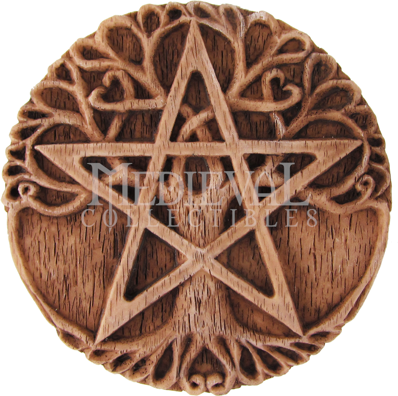 Download Small Tree Pentacle Plaque - Tree Pentacle PNG Image with No ...