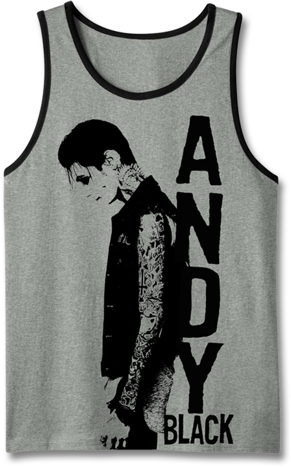 The Official Andy Black Merch Store - Active Tank - Free Transparent ...