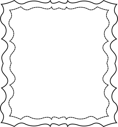 Awesome Squiggly Line Clipart Squiggly Border Clipart - Cute Frame ...