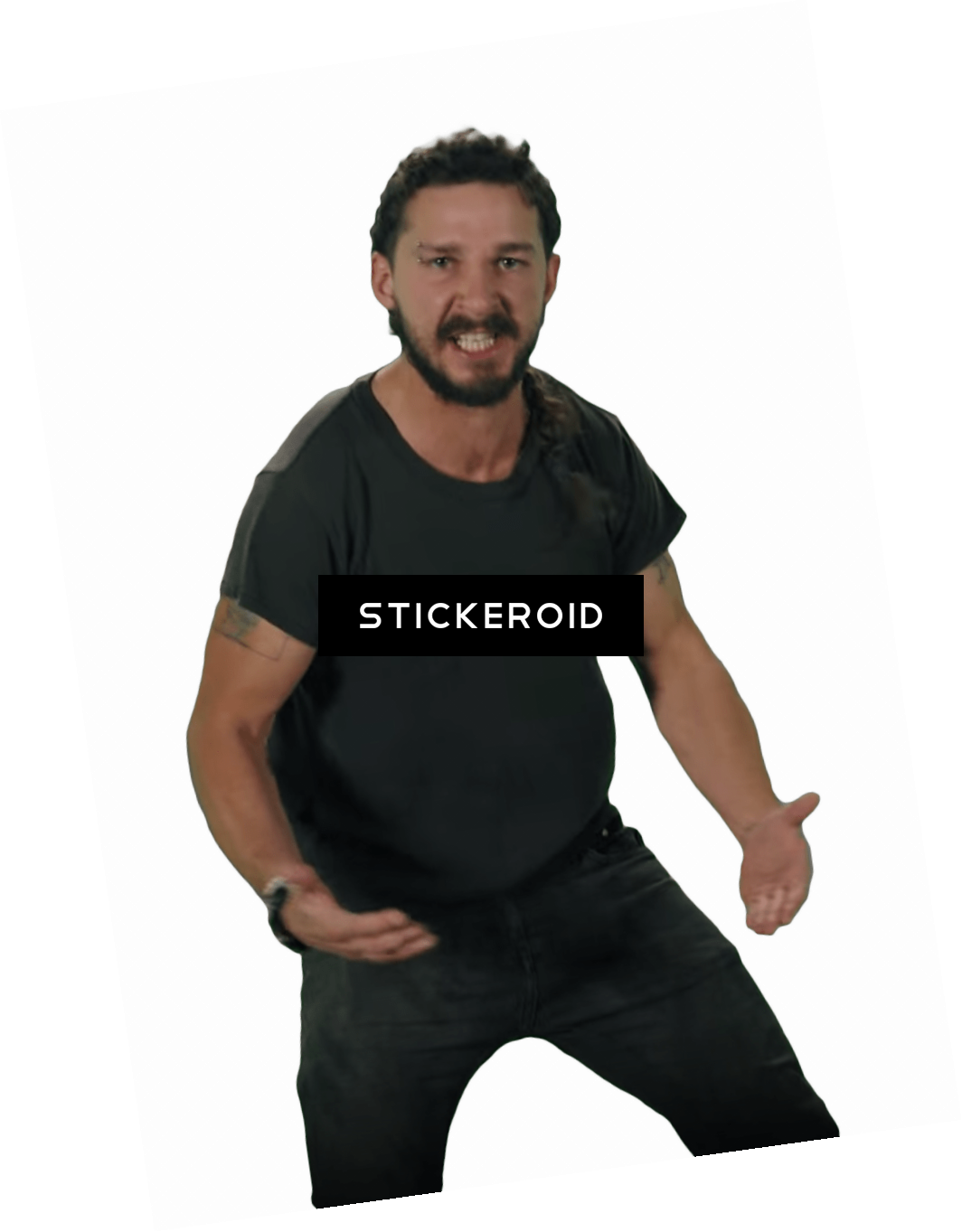 Shia Labeouf Angry - Pocket - Free Transparent PNG Download - PNGkey