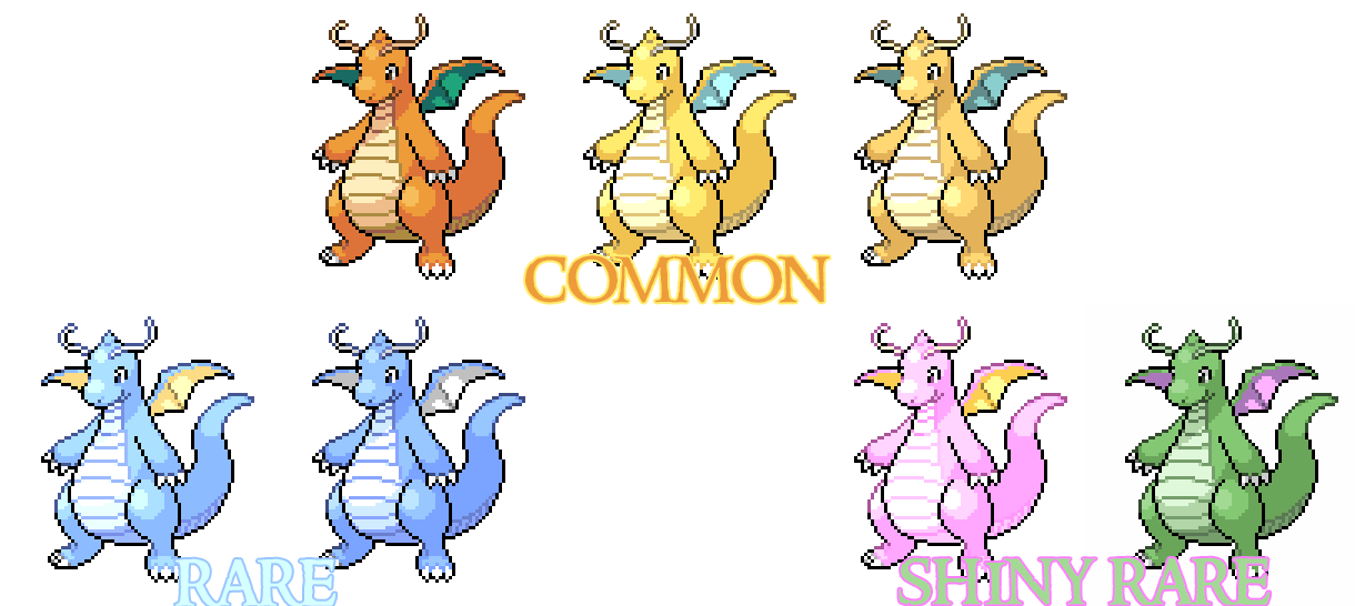 Shiny Dragonite Sprite