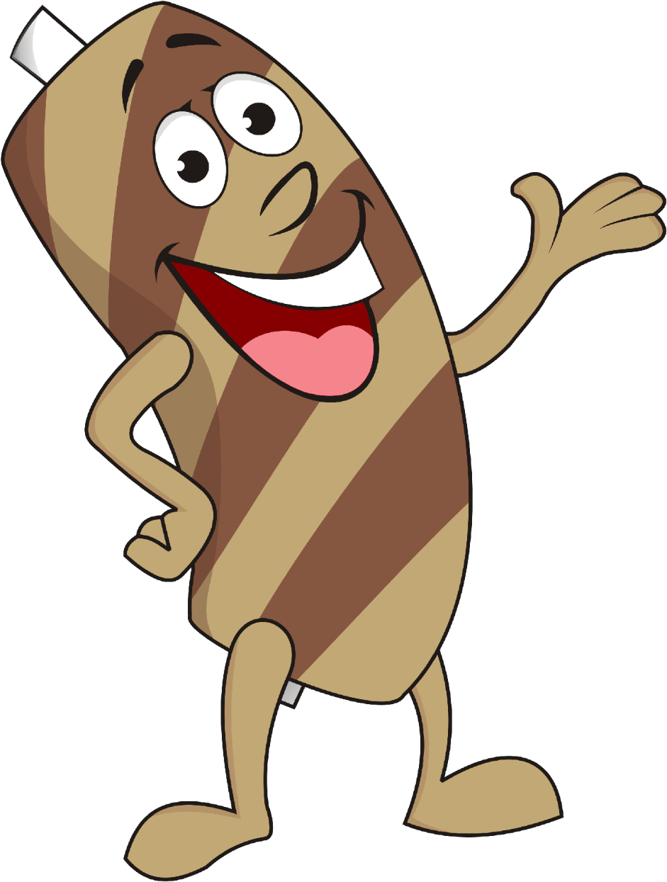 Download Chocolate Kebab - Cartoon PNG Image with No Background ...