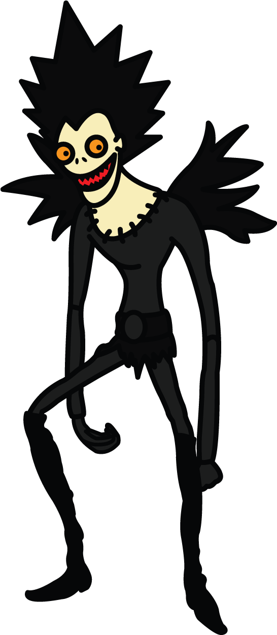 How To Draw Ryuk From Death Note, Manga, Easy Step - Easy Death Note ...