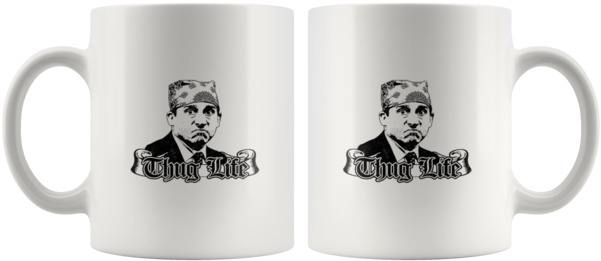Download The Office Prison Mike Michael Scott Coffee Mug - Mug PNG ...