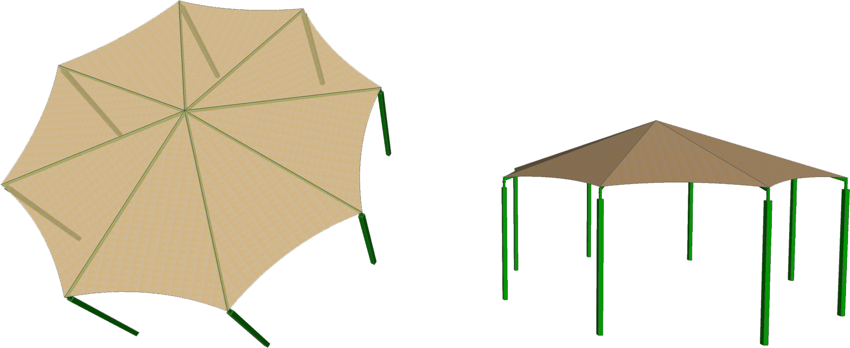 Download This Octagon Shape Shade Structure Is Excellent For - Umbrella ...