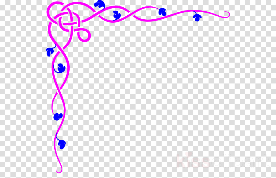 Purple Border Clipart Borders And Frames Clip Art - Shamrock Vine ...