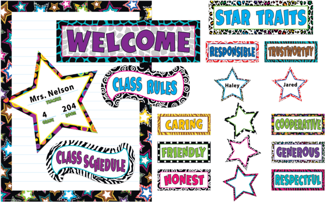 Download Fancy Stars Bulletin Board PNG Image with No Background ...