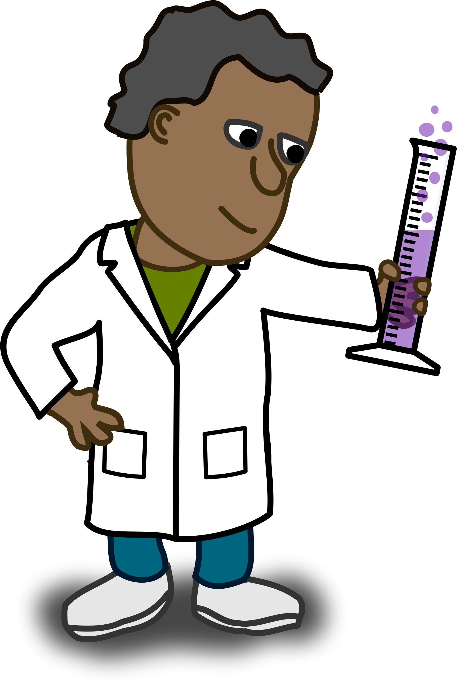 Download Scientist Guy Cartoon PNG Image with No Background - PNGkey.com