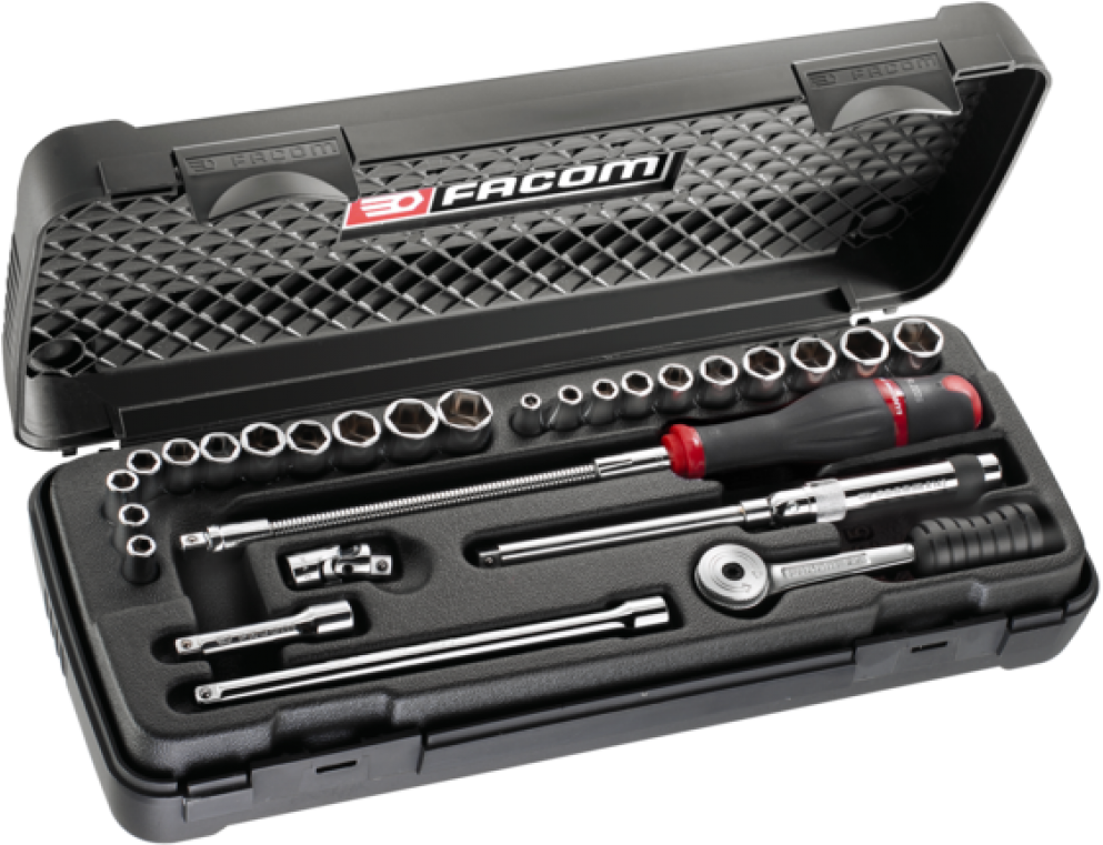 Download Facom 3 8 Socket Set PNG Image with No Background - PNGkey.com