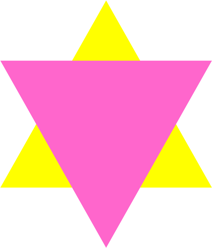 Download Pink Triangle Jew - Jewish Star Pink Triangle PNG Image with ...