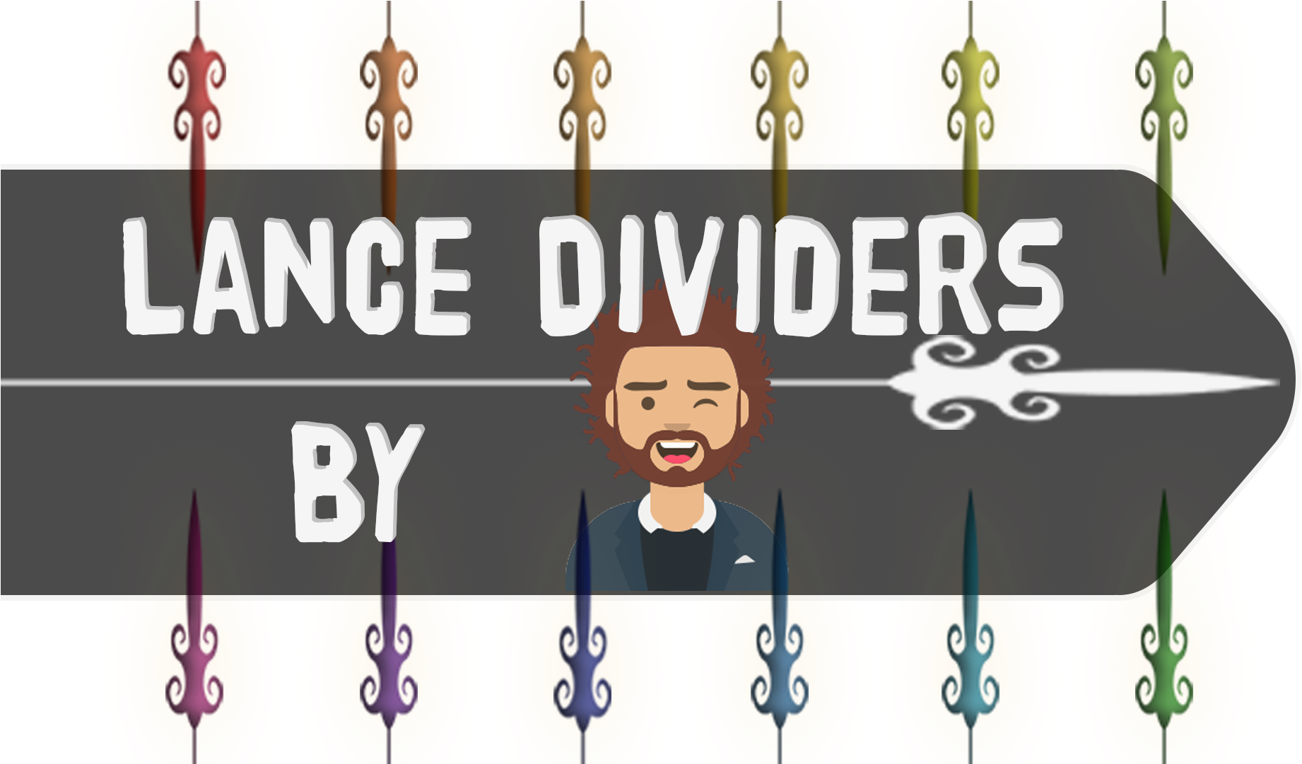 Lance Indent Dividers By Odrau - Cartoon - Free Transparent PNG ...