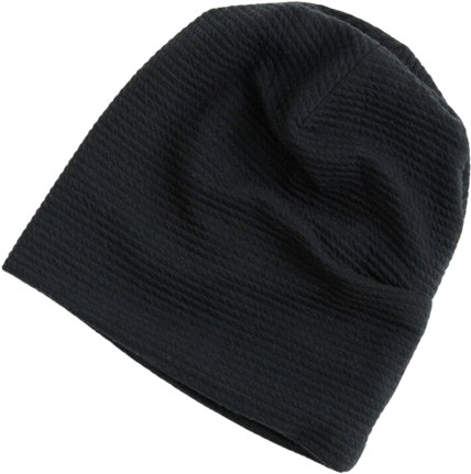 Download Black Slouchy Beanie - V. Fraas PNG Image with No Background ...