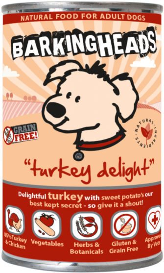 Download Barking Heads Wet Dog Food 400g X 6pk - Barking Heads Turkey ...