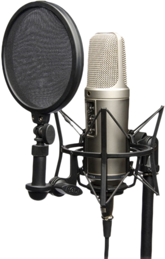 Mic In Recording Booth Png Transparent Download - Rode Nt 2a Microphone ...