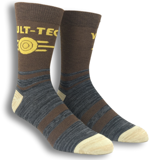 Download 2 Pair Pack Fallout Socks - Sock PNG Image with No Background ...