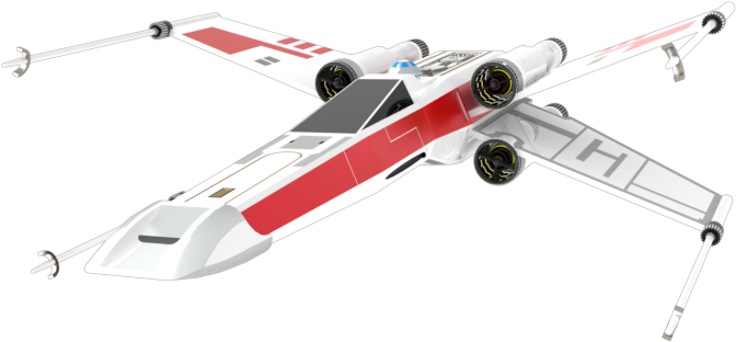 Download X Wing Autocad 3d PNG Image with No Background - PNGkey.com