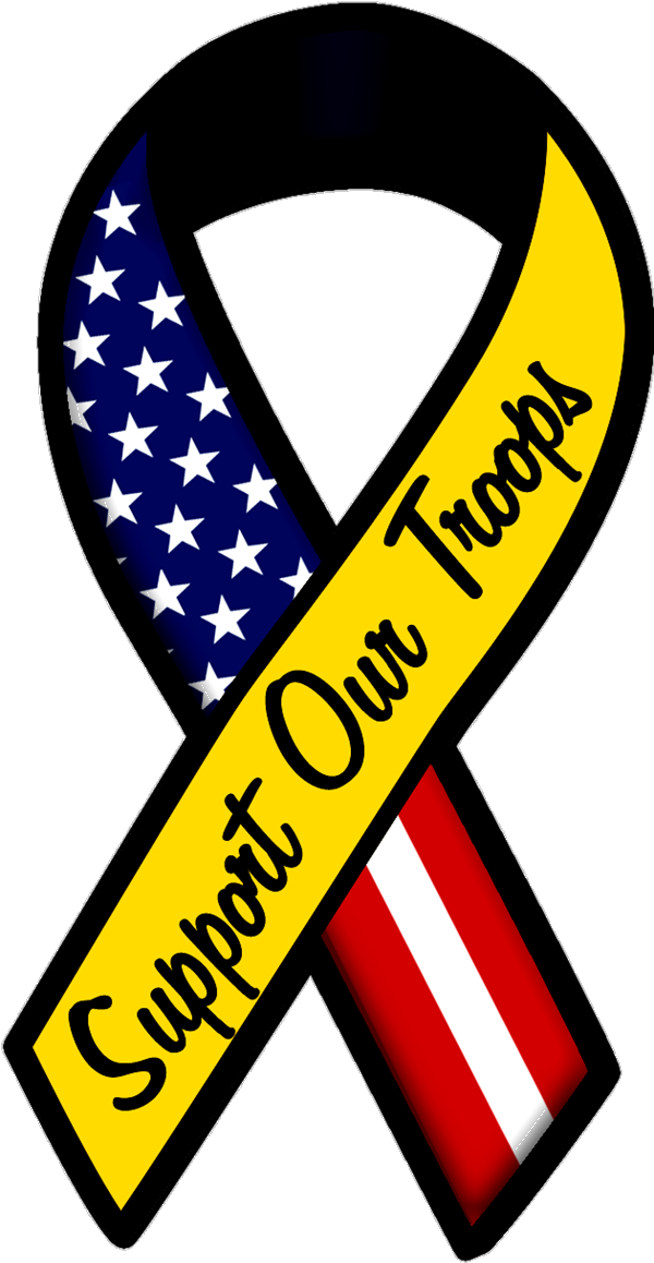 Download Support Our Troops - Support Our Troops Ribbon PNG Image with ...