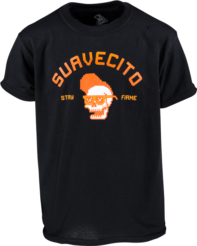 Download Suavecito 8 Bit Tee Kids Black V=1495816234 - Women's Majestic ...