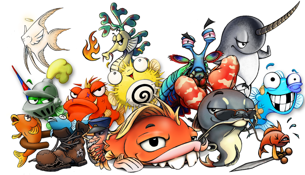 One Fish, Two Fish - The Fish Crew - Free Transparent PNG Download - PNGkey