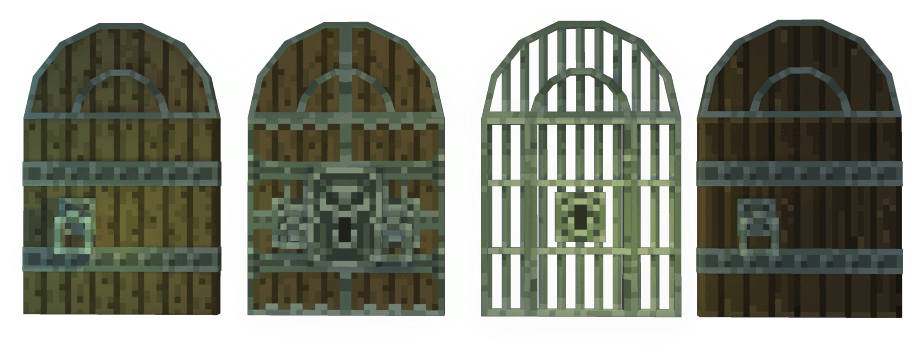 Pixel Door Set - Arch - Free Transparent PNG Download - PNGkey