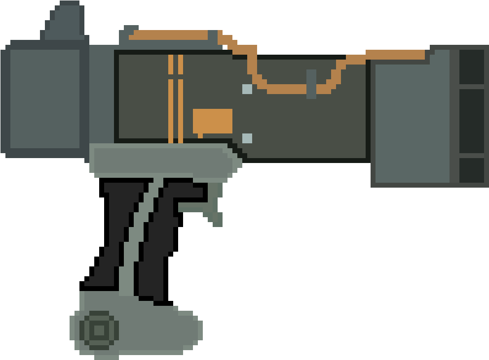 Fallout Laser Pistol My Take - Pixel Art - Free Transparent PNG ...