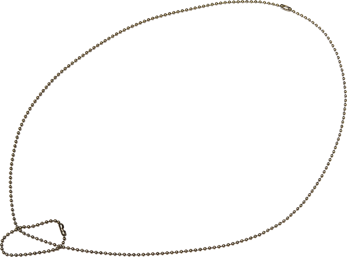 Download Dog Tag Chain - Circle PNG Image with No Background - PNGkey.com